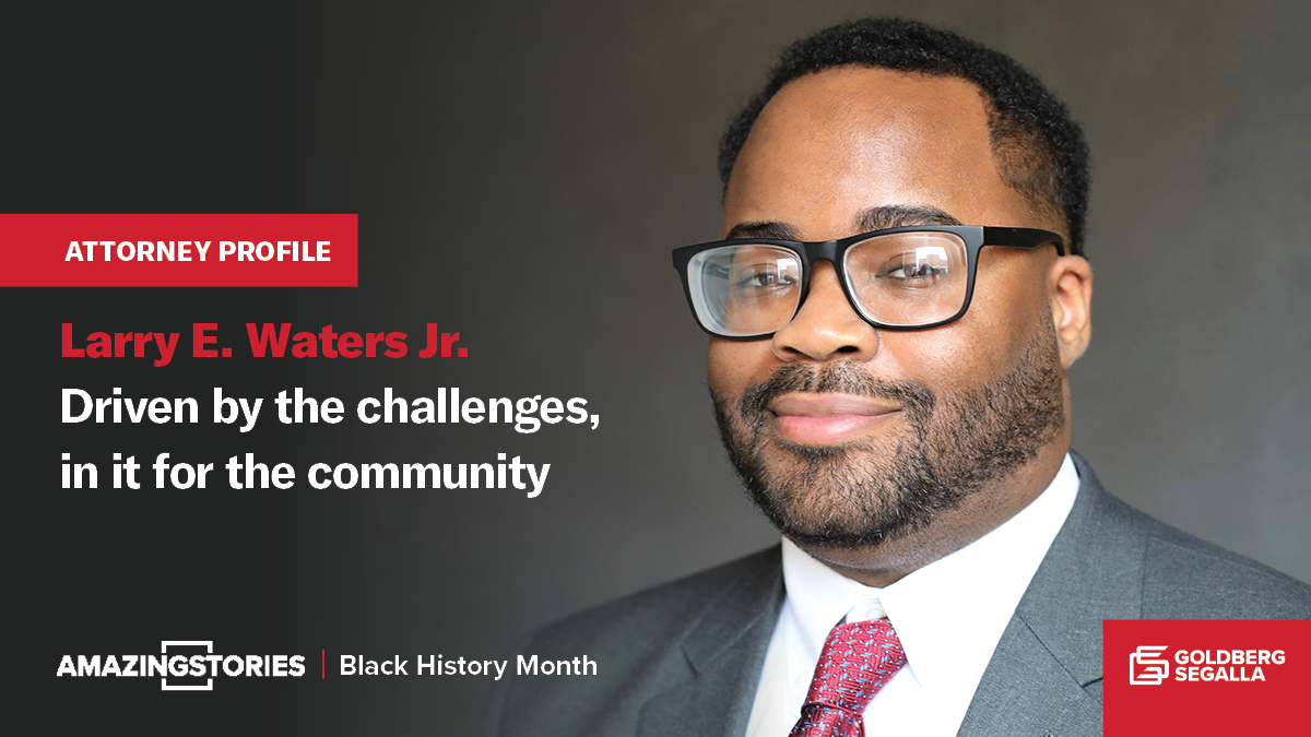 Driven by the Challenge, In it for the Community: Larry E. Waters Jr ...