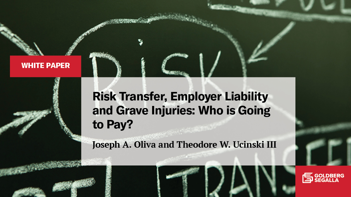 Risk Transfer, Employer Liability and Grave Injuries: Who Is Going to ...