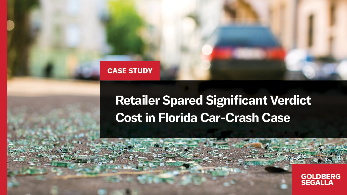 Retailer Spared Significant Verdict Cost in Florida Car-Crash Case ...