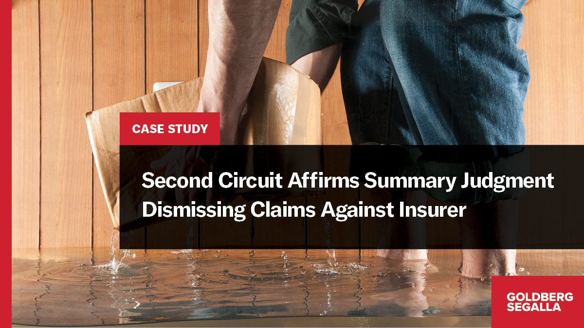 Second Circuit Affirms Summary Judgment Dismissing Claims Against ...