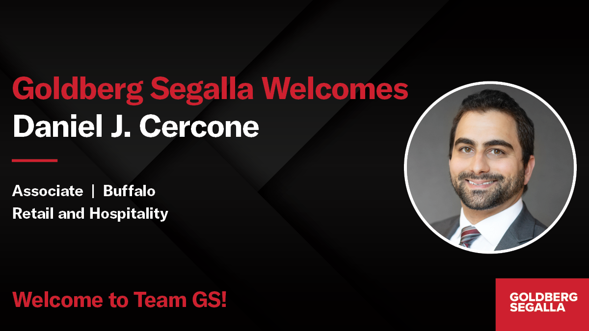Goldberg Segalla Welcomes Daniel J. Cercone - Goldberg Segalla