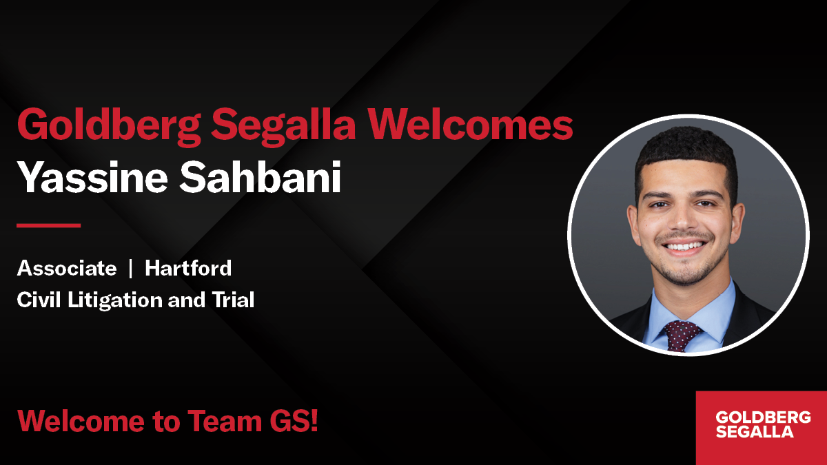Goldberg Segalla Welcomes Yassine Sahbani - Goldberg Segalla