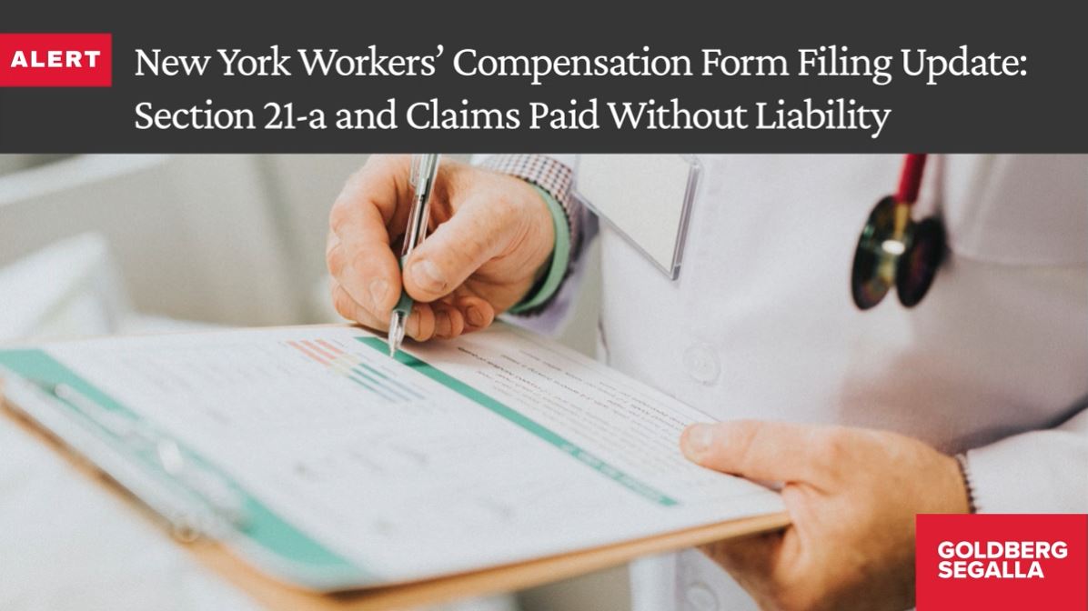 New York Workers’ Compensation Form Filing Update: Section 21-a and ...