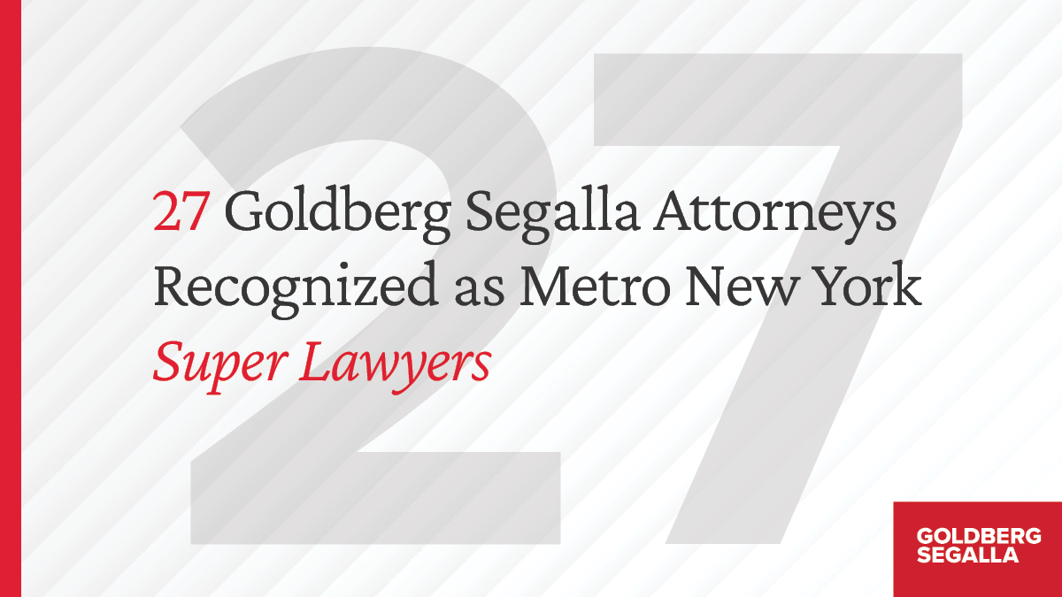 27 Goldberg Segalla Attorneys Featured in 2023 New York Metro Edition ...